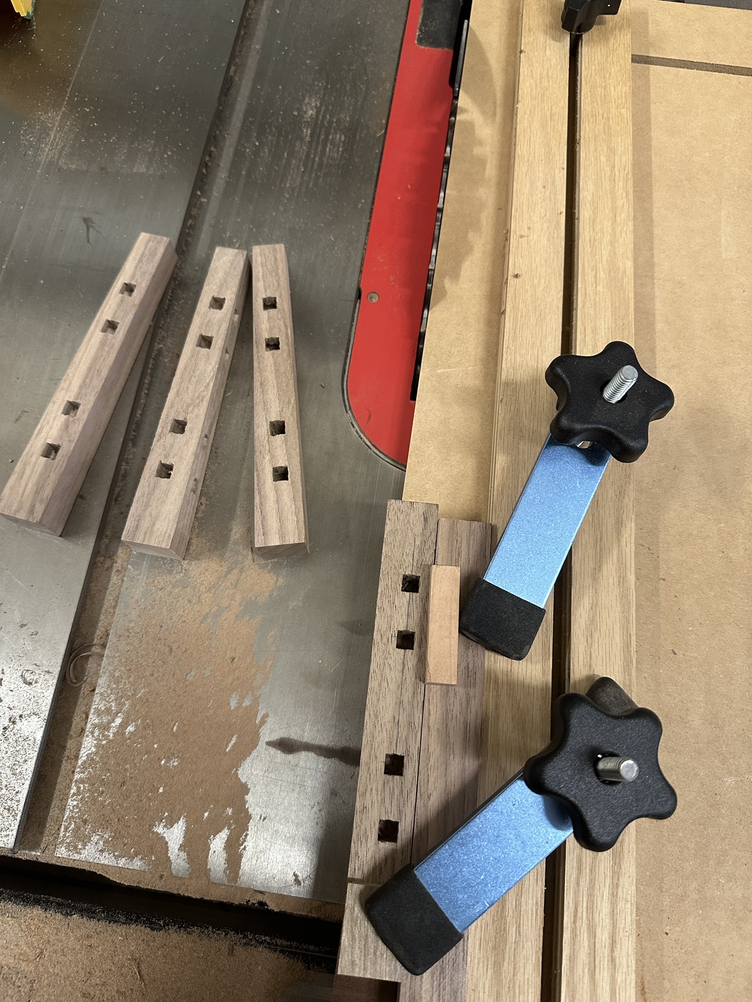 Cutting tiny tapered mortised legs – BrooksHouse